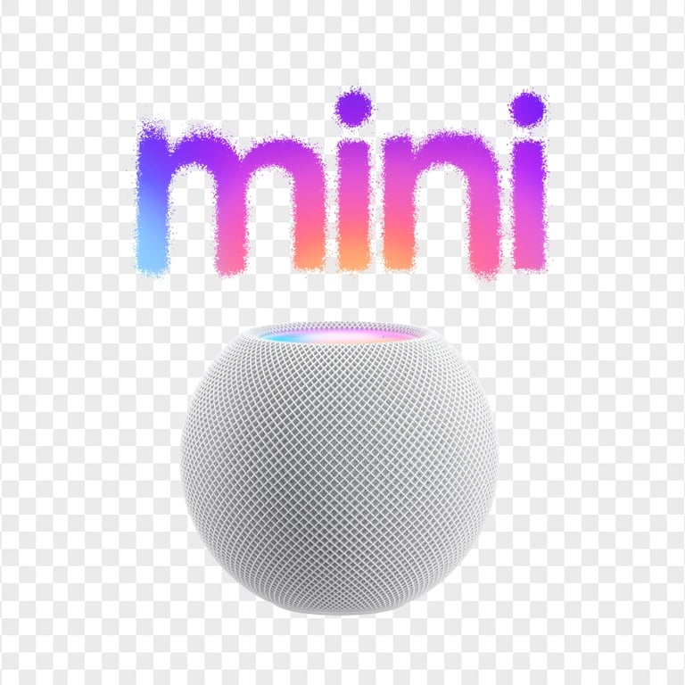 HD Apple White Homepod Mini Speaker PNG | Citypng