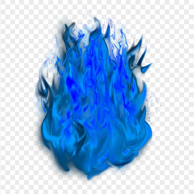 Blue High Resolution Flame Burn Fire Without Smoke | Citypng