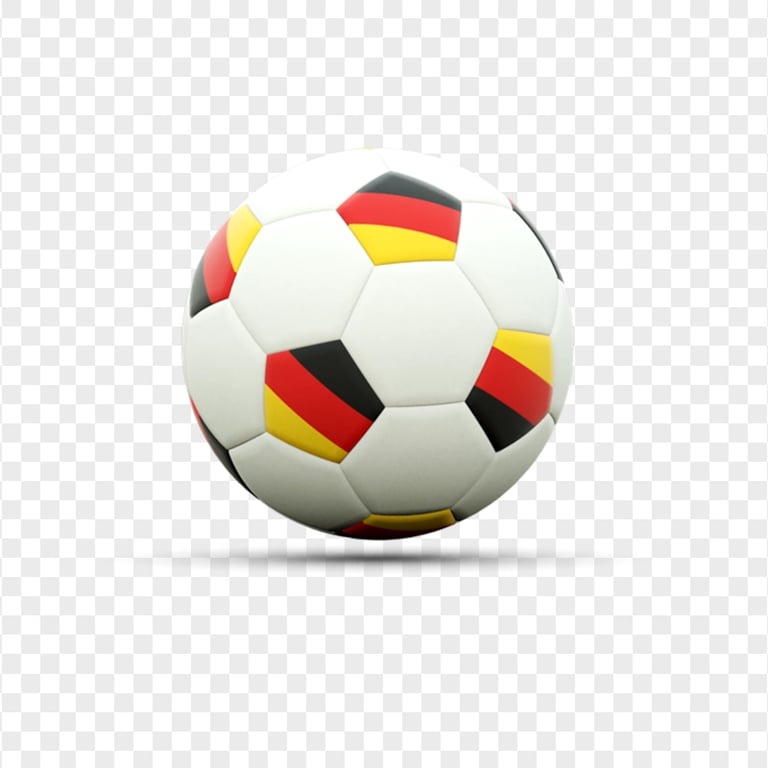 HD Soccer Ball With Germany Deutschland Flag PNG | Citypng