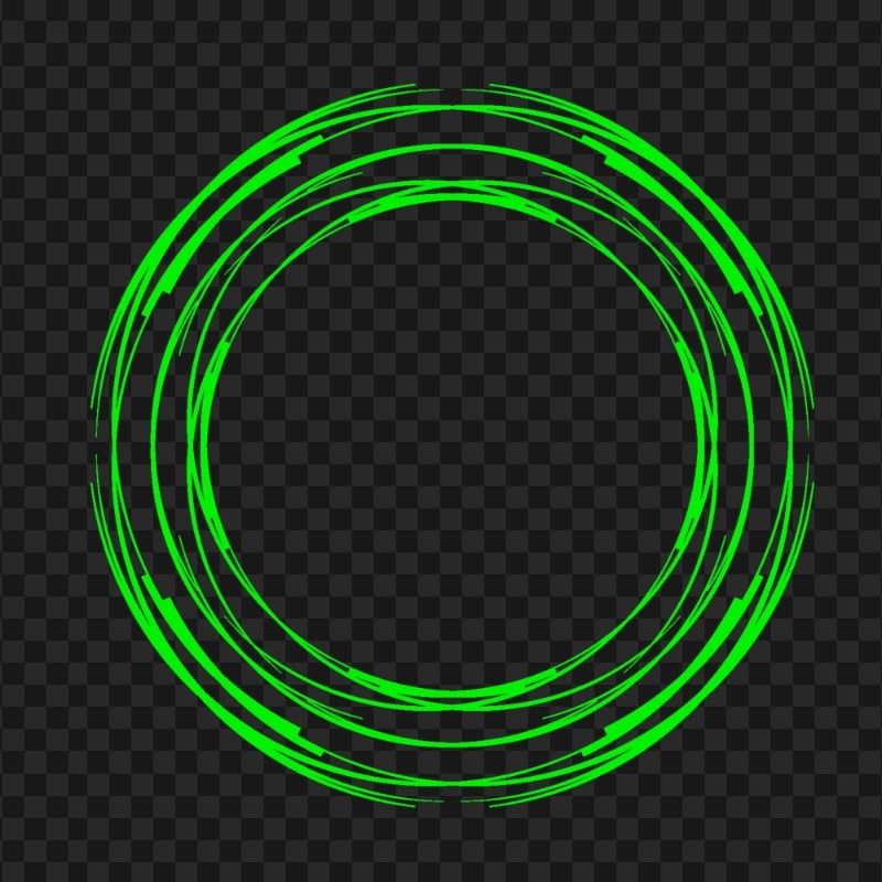 Hand Drawn Sketch Lines Green Circle shape PNG | Citypng