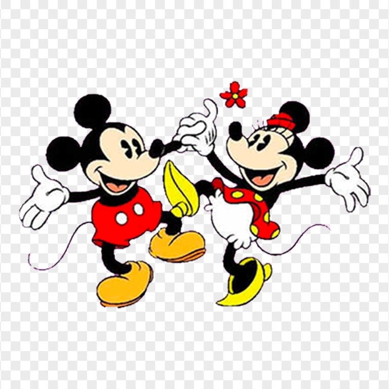 FREE Classic Mickey and Minnie Mouse Dancing PNG | Citypng