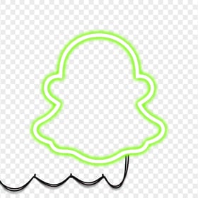 HD Snapchat Blue Neon Glowing Logo PNG | Citypng