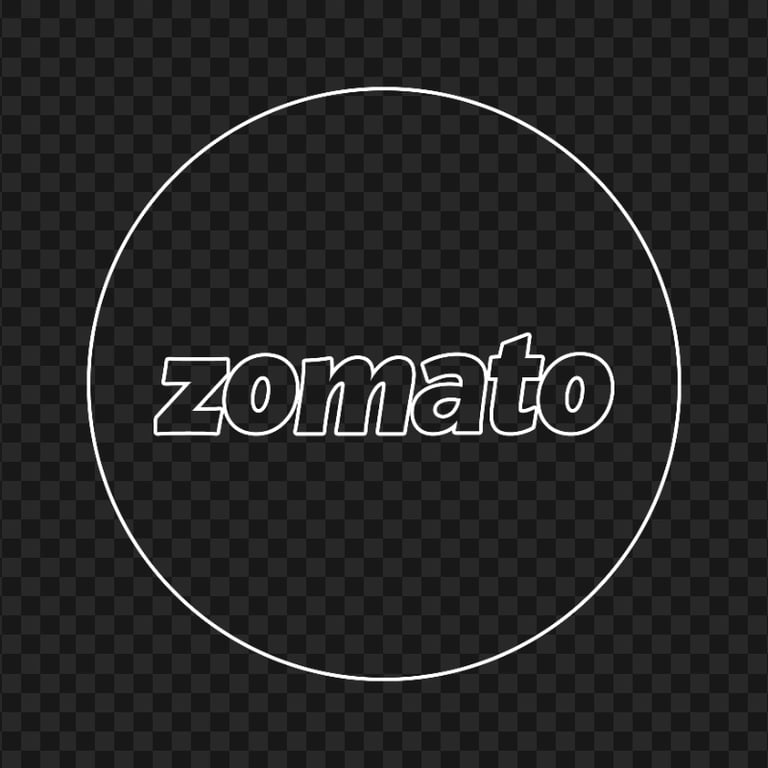 Zomato Outline White Logo Icon | Citypng
