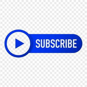HD Youtube Dark Blue Neon Subscribe Button Logo PNG | Citypng