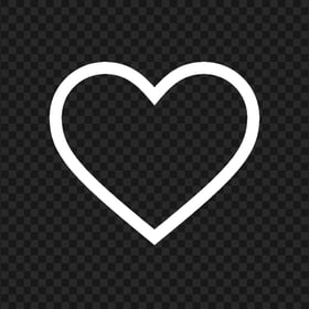 HD Beautiful White Heart Clipart PNG | Citypng