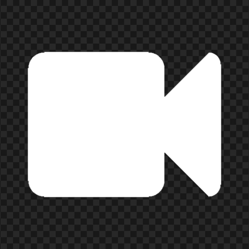 Video Camera White Icon | Citypng