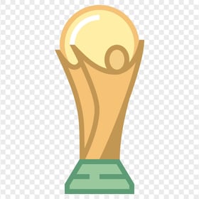 Neon Glowing World Cup Trophy HD PNG | Citypng