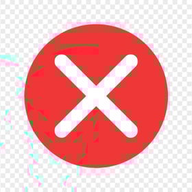 Square Cross X Mark Red Icon FREE PNG | Citypng