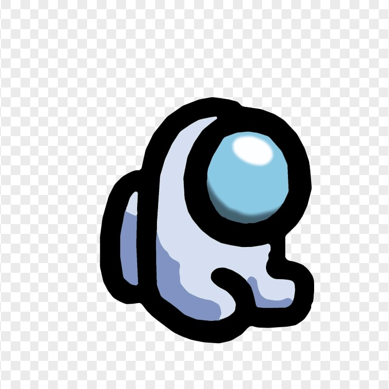 HD White Among Us Mini Crewmate Character Baby PNG | Citypng