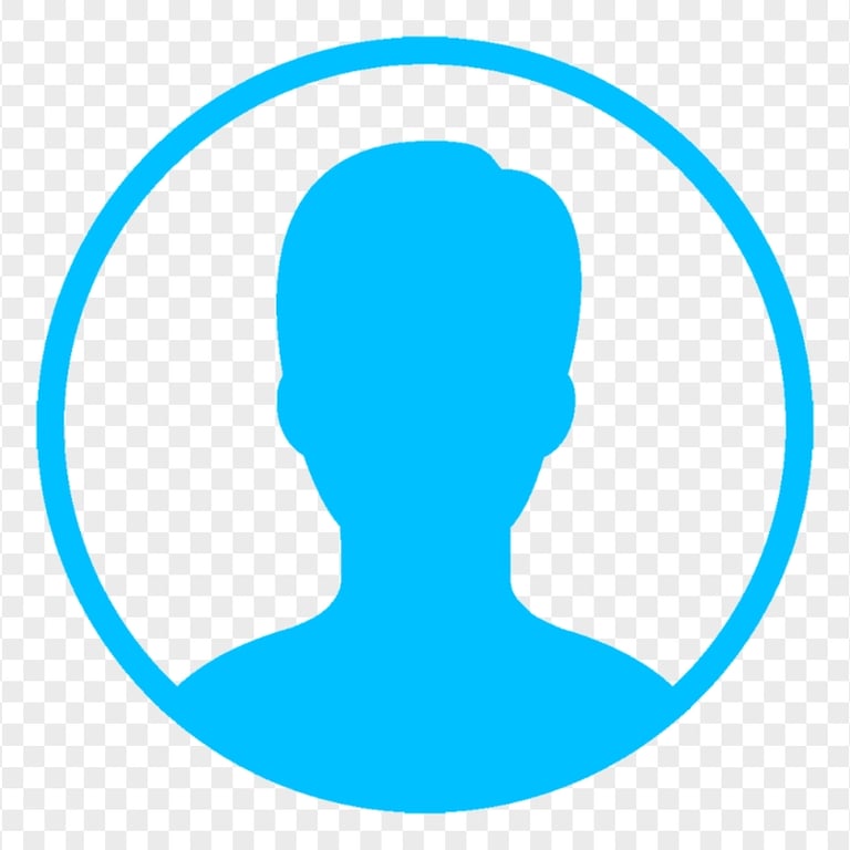 User Profile Icon Blue