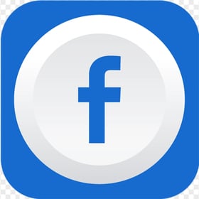 Round Blue Splash Facebook Fb Logo Icon Design | Citypng