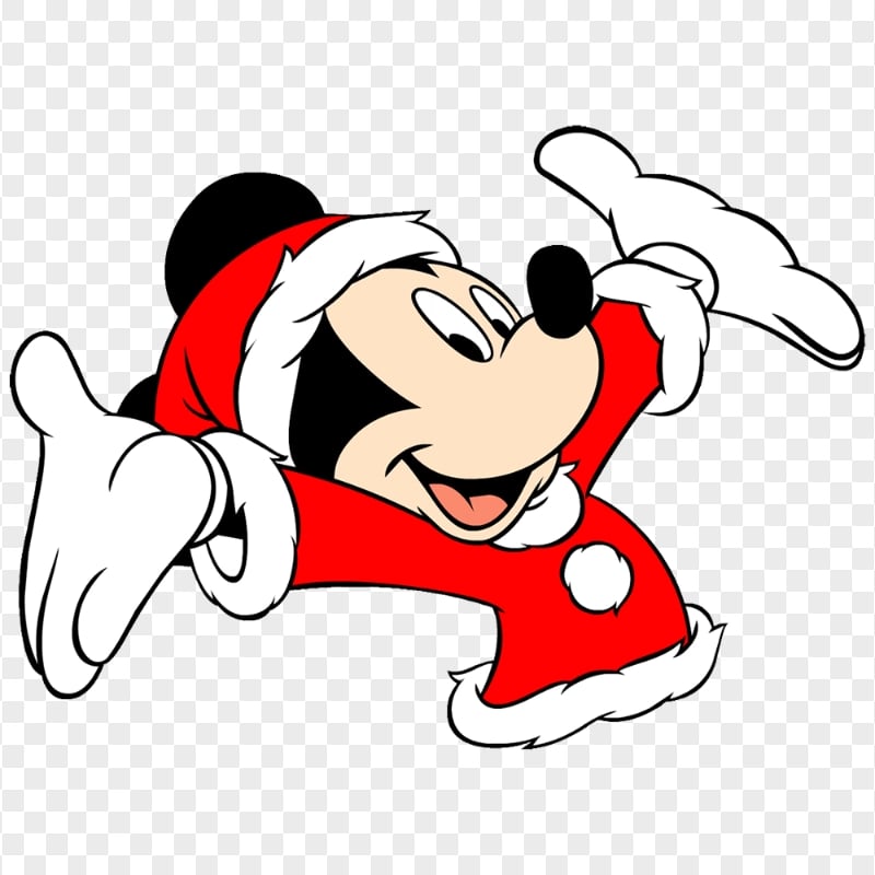 HD Mickey Mouse Christmas Santa Suit PNG | Citypng
