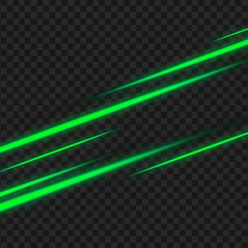 HD Green Glowing Lines Abstract Transparent PNG | Citypng