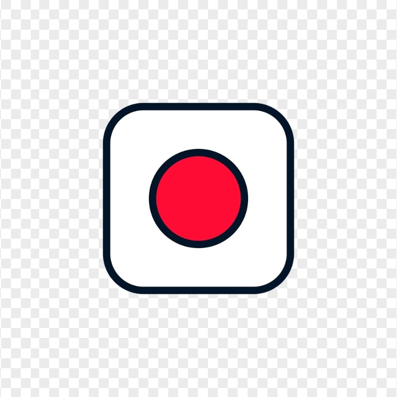 Japan Vector Square Flag Icon PNG | Citypng