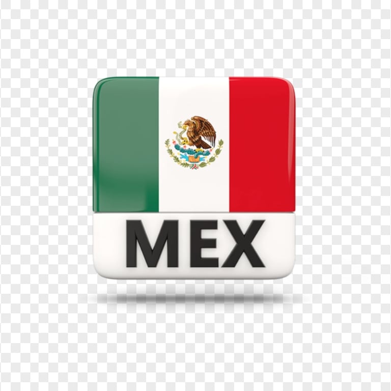 MEX Mexico Square Flag Icon PNG | Citypng