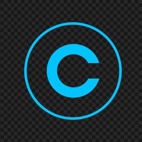 HD Blue Copyright Logo Icon Transparent PNG | Citypng