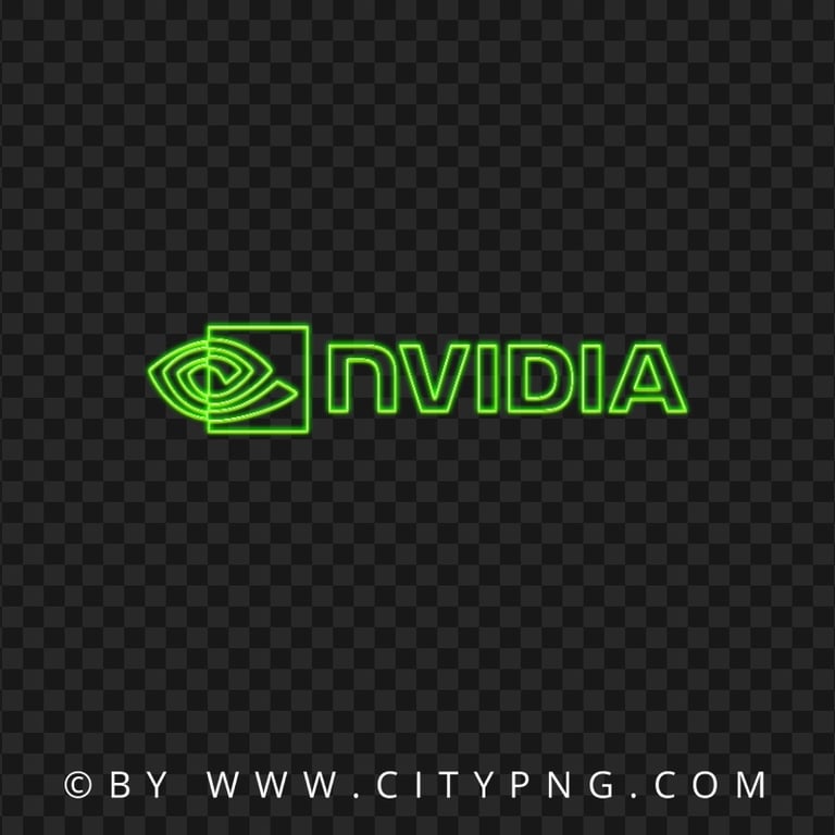 Nvidia Green Neon Logo HD PNG | Citypng