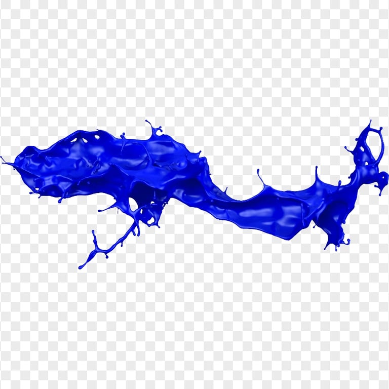 Blue Paint Splash PNG | Citypng