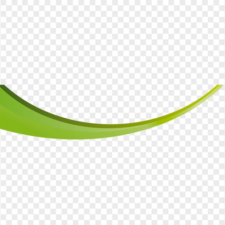 HD Green Abstract Curved Line PNG | Citypng