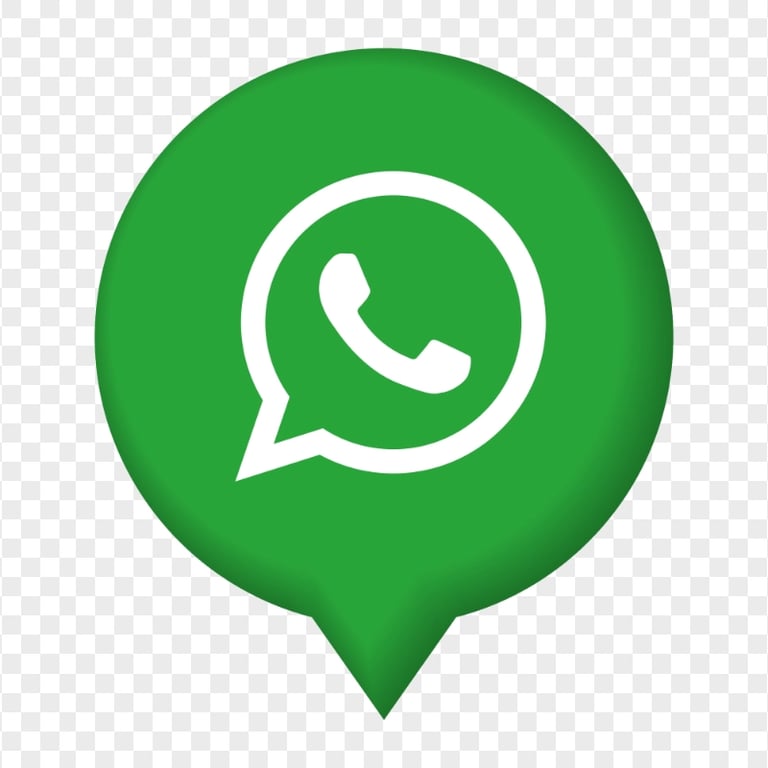 HD Beautiful Round Pin Whatsapp Wa Icon PNG | Citypng