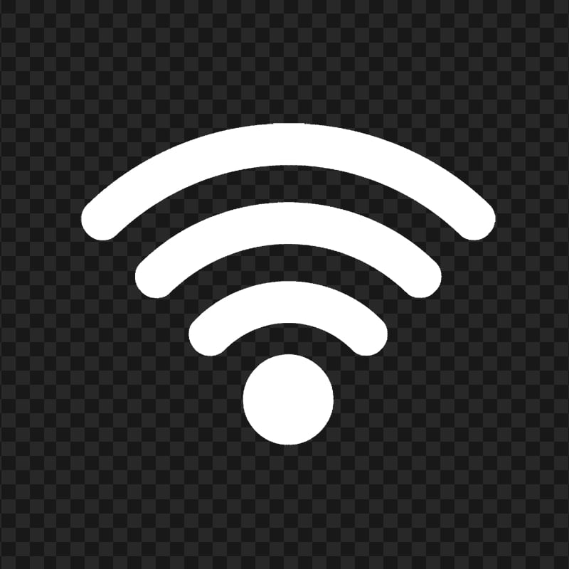 Wireless Wifi White Logo Icon Image PNG | Citypng