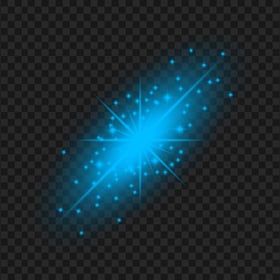 HD Blue Sparkle Effect Stars PNG | Citypng