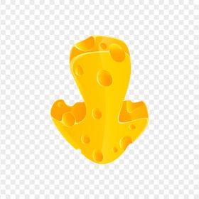 HD Cheese Cartoon Arrow Pointing Right PNG | Citypng