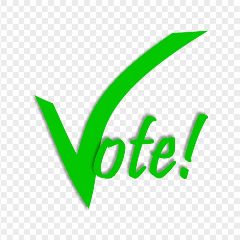 PNG Green Vote Word | Citypng