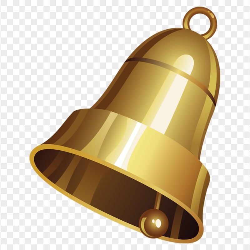 Golden Gold Bell Illustration Download PNG | Citypng