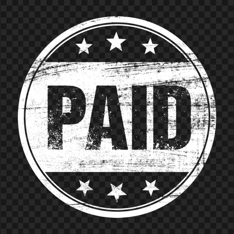 Two Red Round Paid Stamp Business Icon | Citypng Two Red Round Paid Stamp Business Icon | Citypng