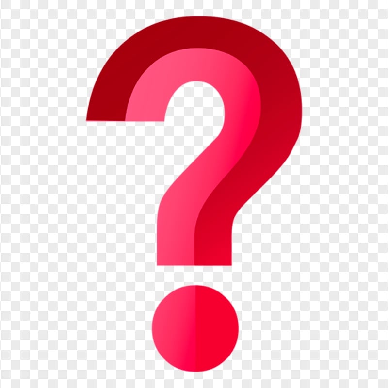 Red Question Mark Vector Icon Sign Symbol | Citypng
