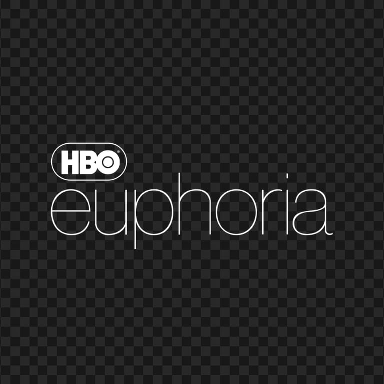 HD Euphoria HBO White Logo PNG | Citypng