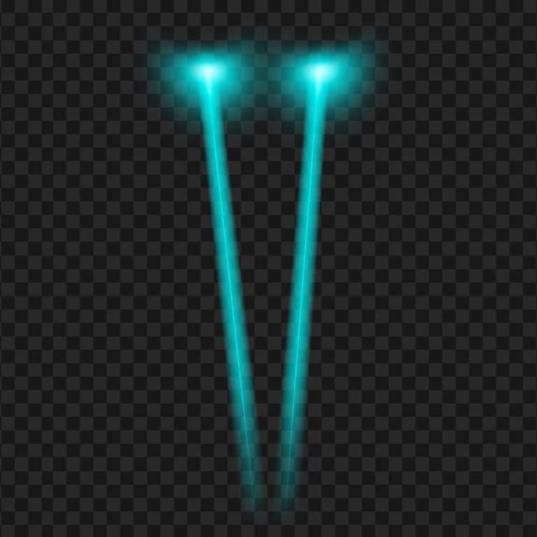 HD Red Eyes Lazer Flare Effect Front View PNG | Citypng