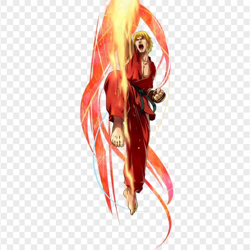 HD Ken Masters Street Fighter Hadouken PNG | Citypng