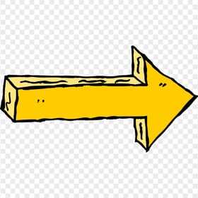 Cartoon Clipart Arrow Point Right 3D Comic Style | Citypng