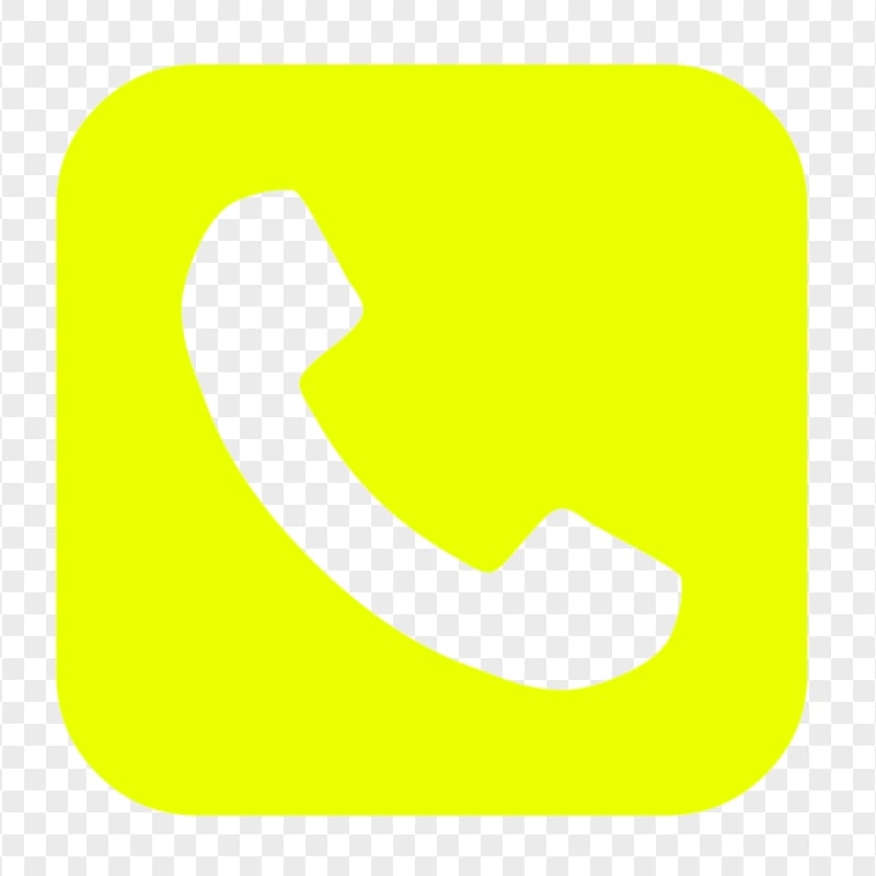 HD Yellow Square Phone Icon PNG | Citypng