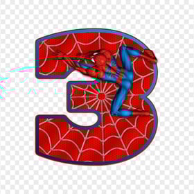 HD Spider Man Number Four 4 PNG | Citypng