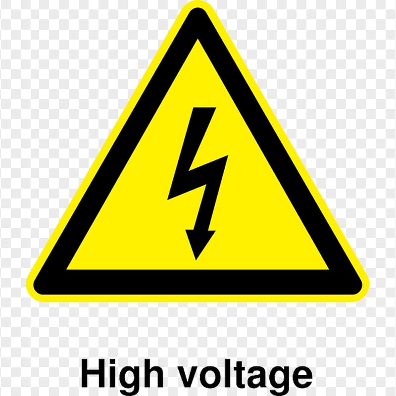 High Voltage Caution Electricity Electric Sign | Citypng