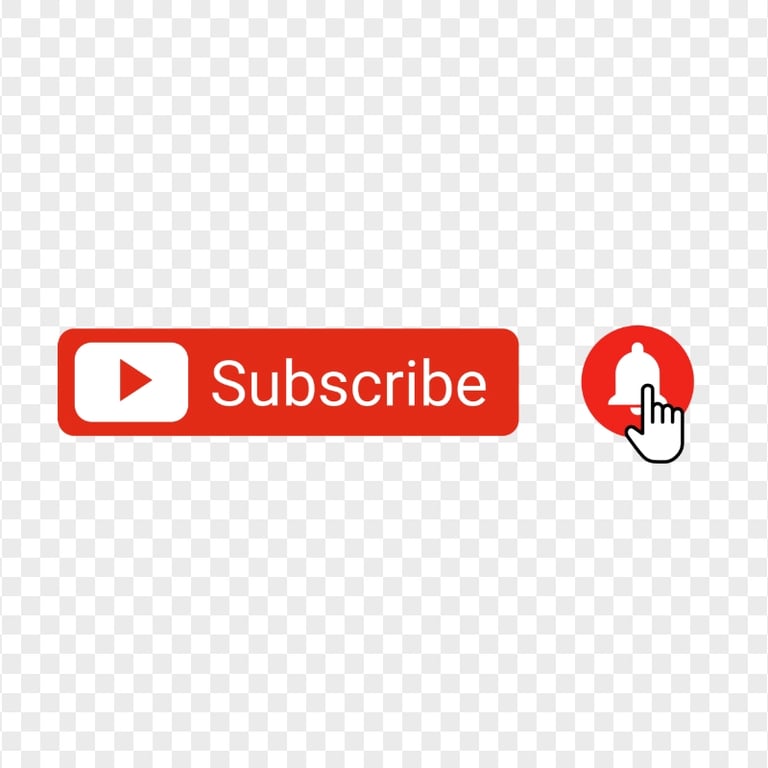 Youtube Subscribe Button With Bell Icon | Citypng
