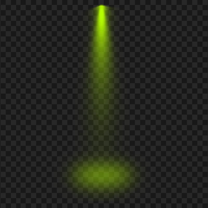 Green Light Spot Spotlight Transparent PNG | Citypng