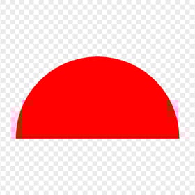 PNG Red Half Semi Circle Border Frame | Citypng