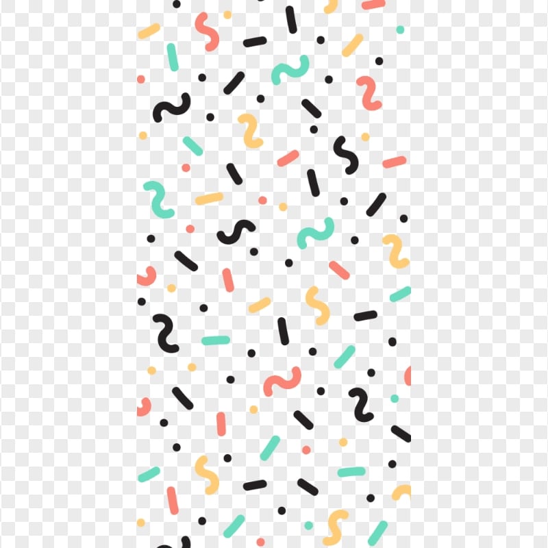 Vector Flat Confetti PNG | Citypng