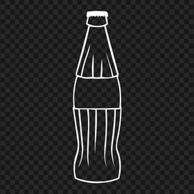 HD Black Outline Cola Coke Soda Bottle Icon PNG | Citypng