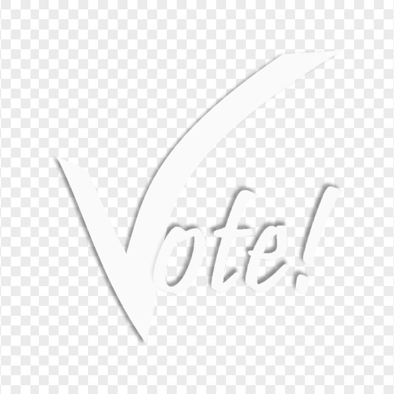 White Vote Word PNG Image | Citypng