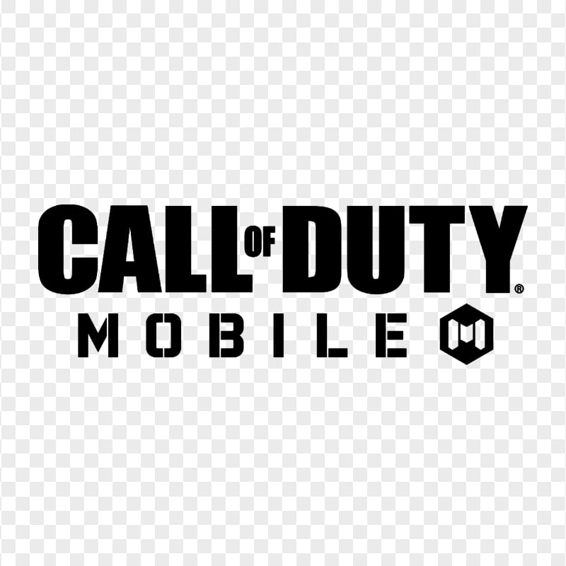 HD Black Call Of Duty Mobile COD Game Logo PNG | Citypng