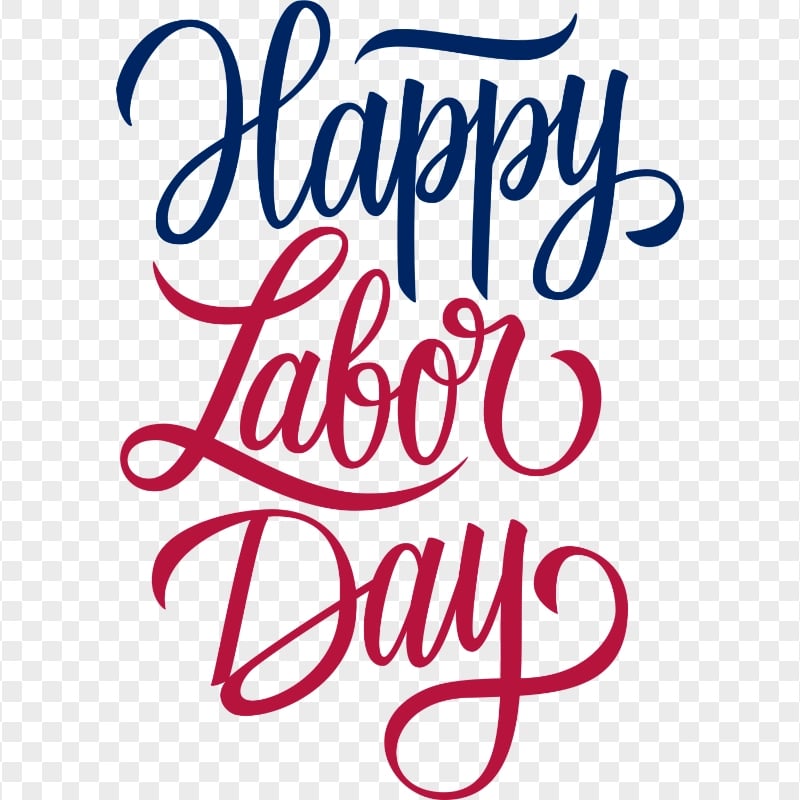 Happy Labor Day Text | Citypng