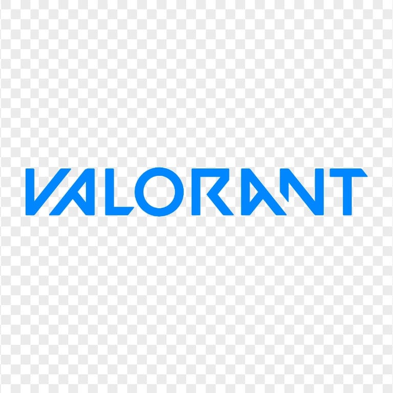 HD Valorant Blue Text Logo PNG | Citypng