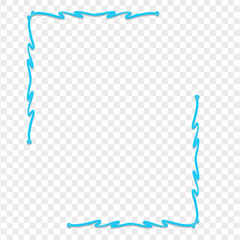 Blue Aesthetic Creative Lines Frame PNG Image | Citypng