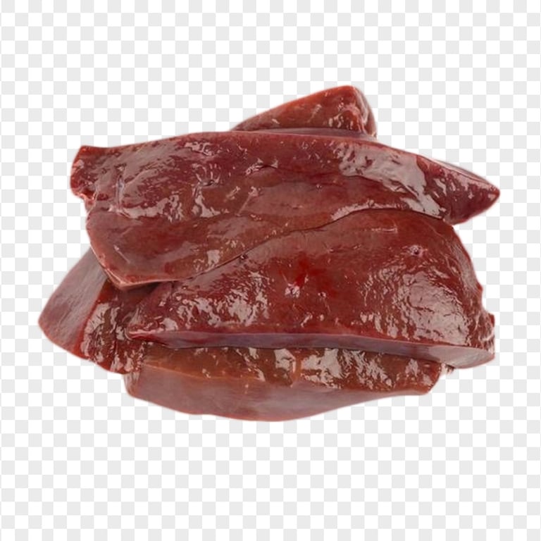 HD Fresh Raw Meat Beef Liver PNG | Citypng