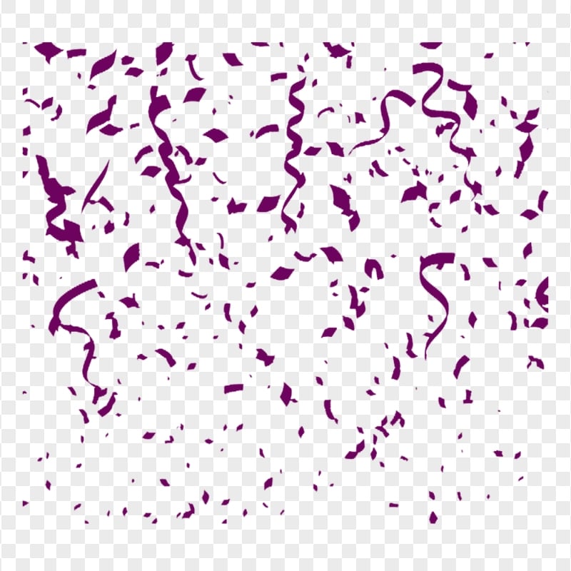 Purple Party Confetti PNG | Citypng